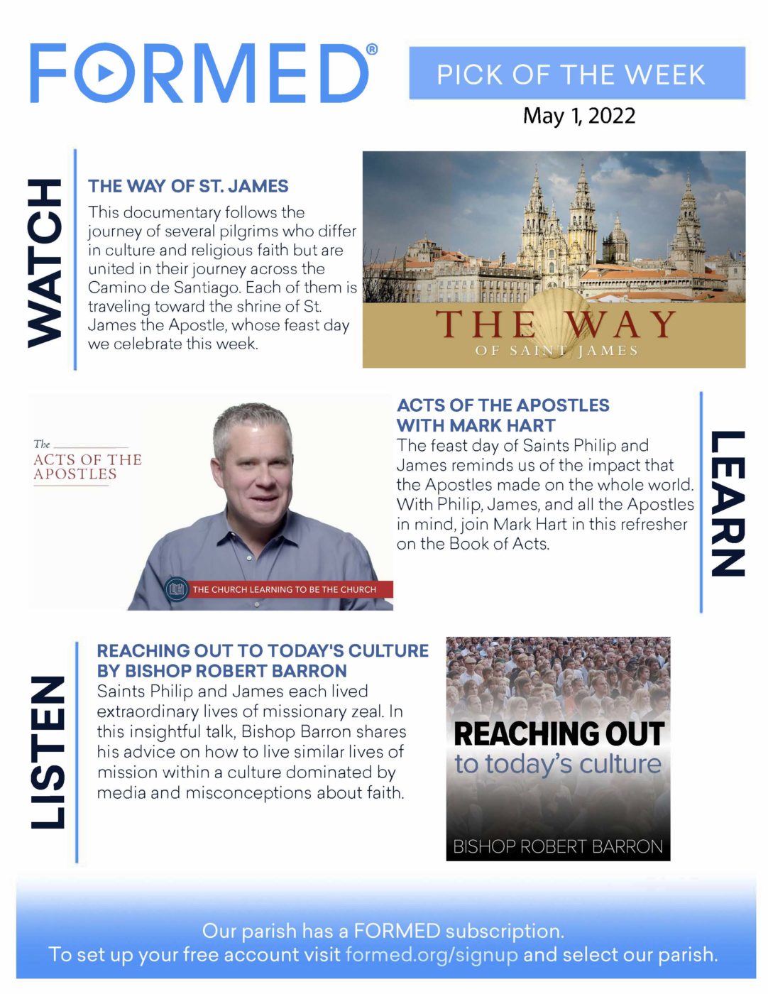 Formed Pick of the Week: May 1, 2022 | St. Pius X Catholic Church