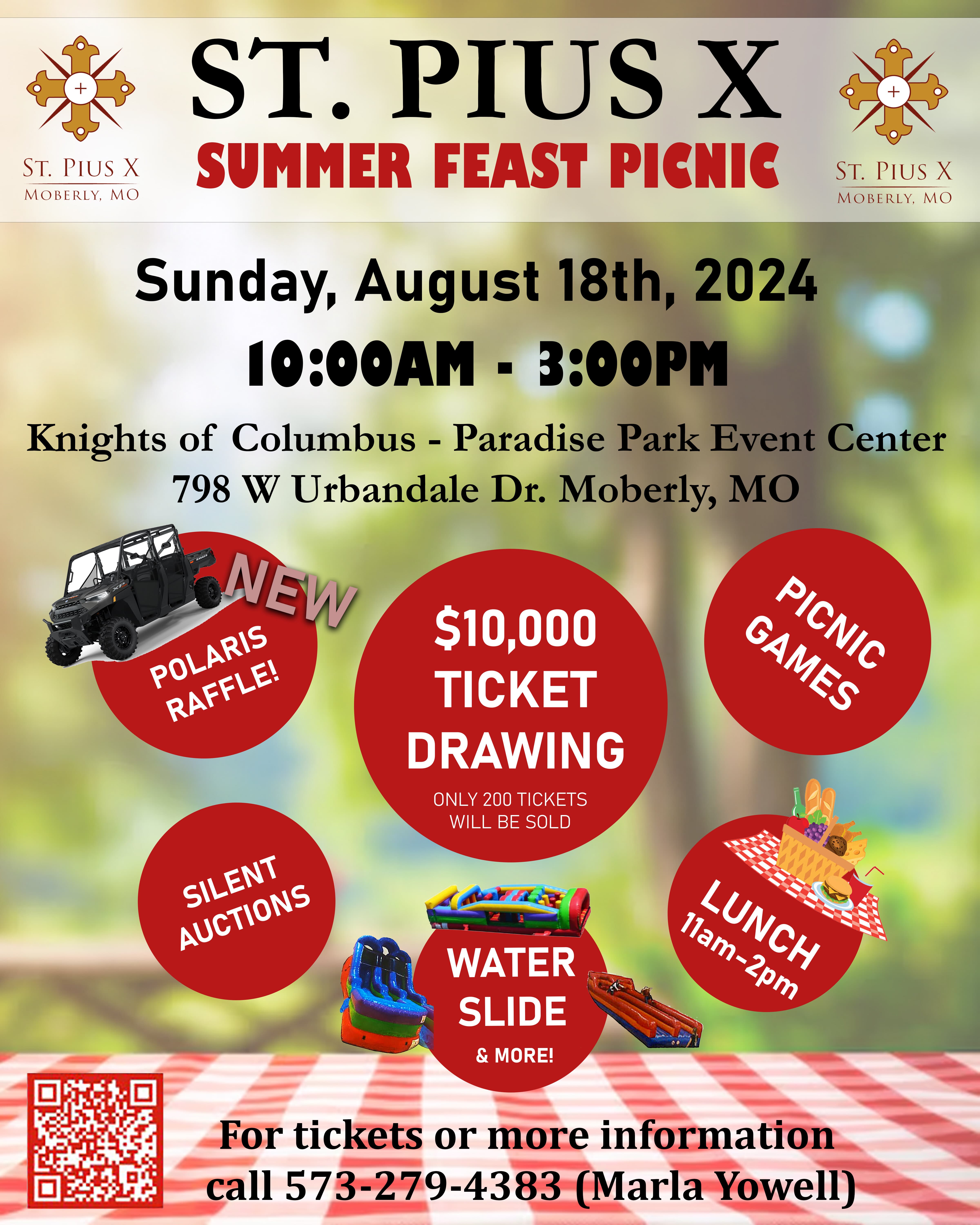 Parish Picnic | St. Pius X Catholic Church